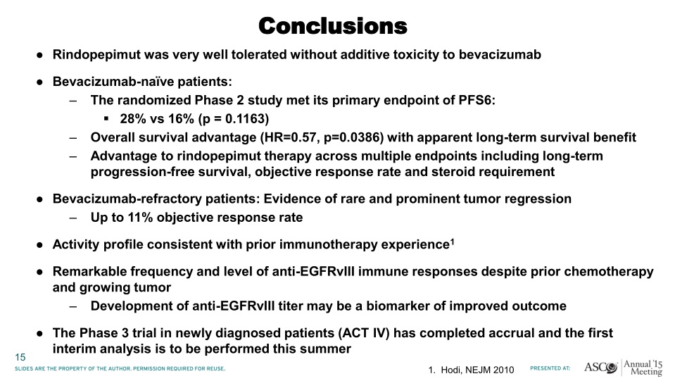 Rintega (rindopepimut) / Celldex